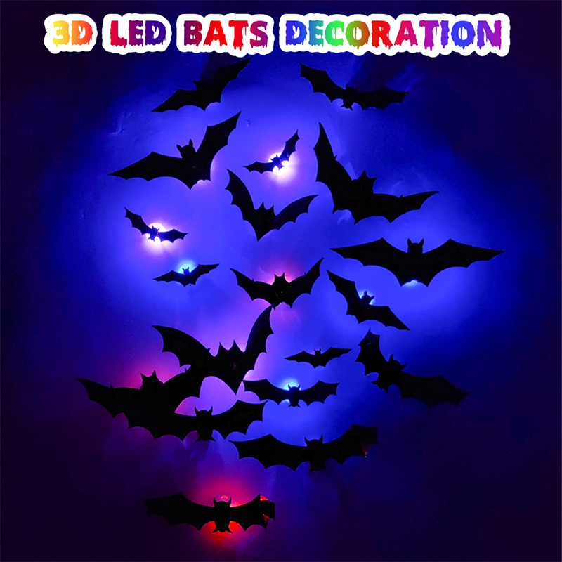3D Fladdermus LED Vägglampa Dekoration – swedenfy